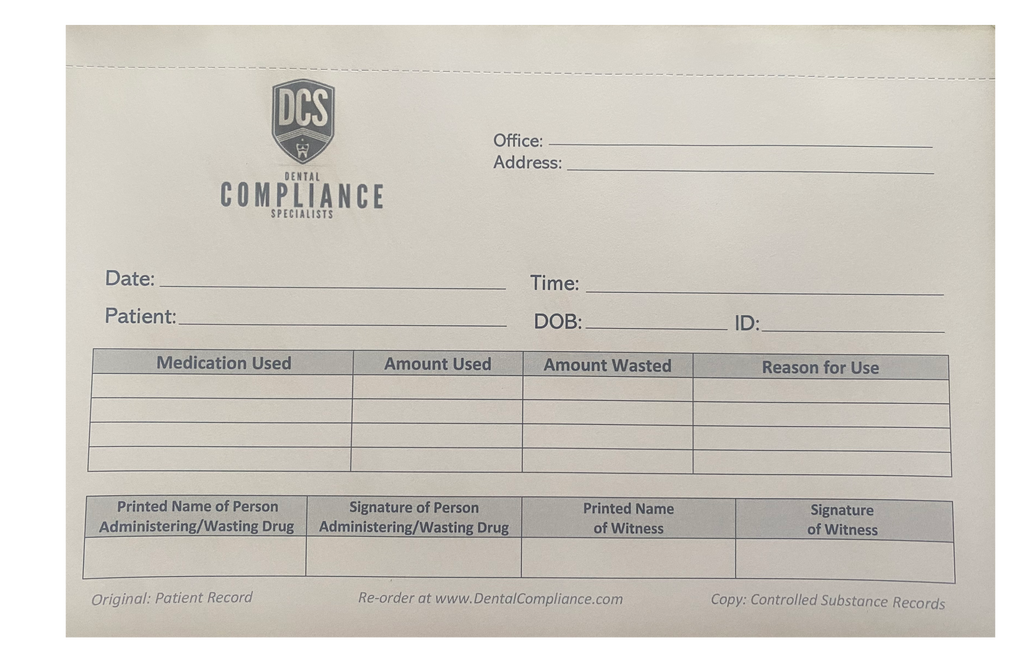 dea-controlled-substance-waste-witness-verification-forms-dental