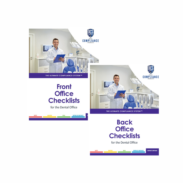 Front and Back Office Checklists for the Dental Office – Dental Compliance