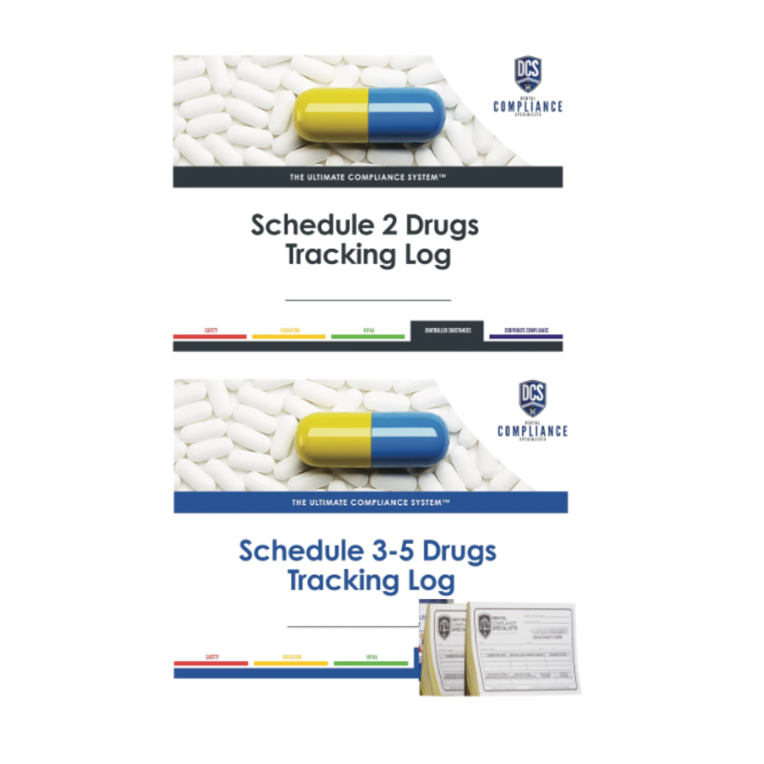 DEA Controlled Substance Drug Tracking Logs - Schedule 2 and 3, 4 & 5 ...